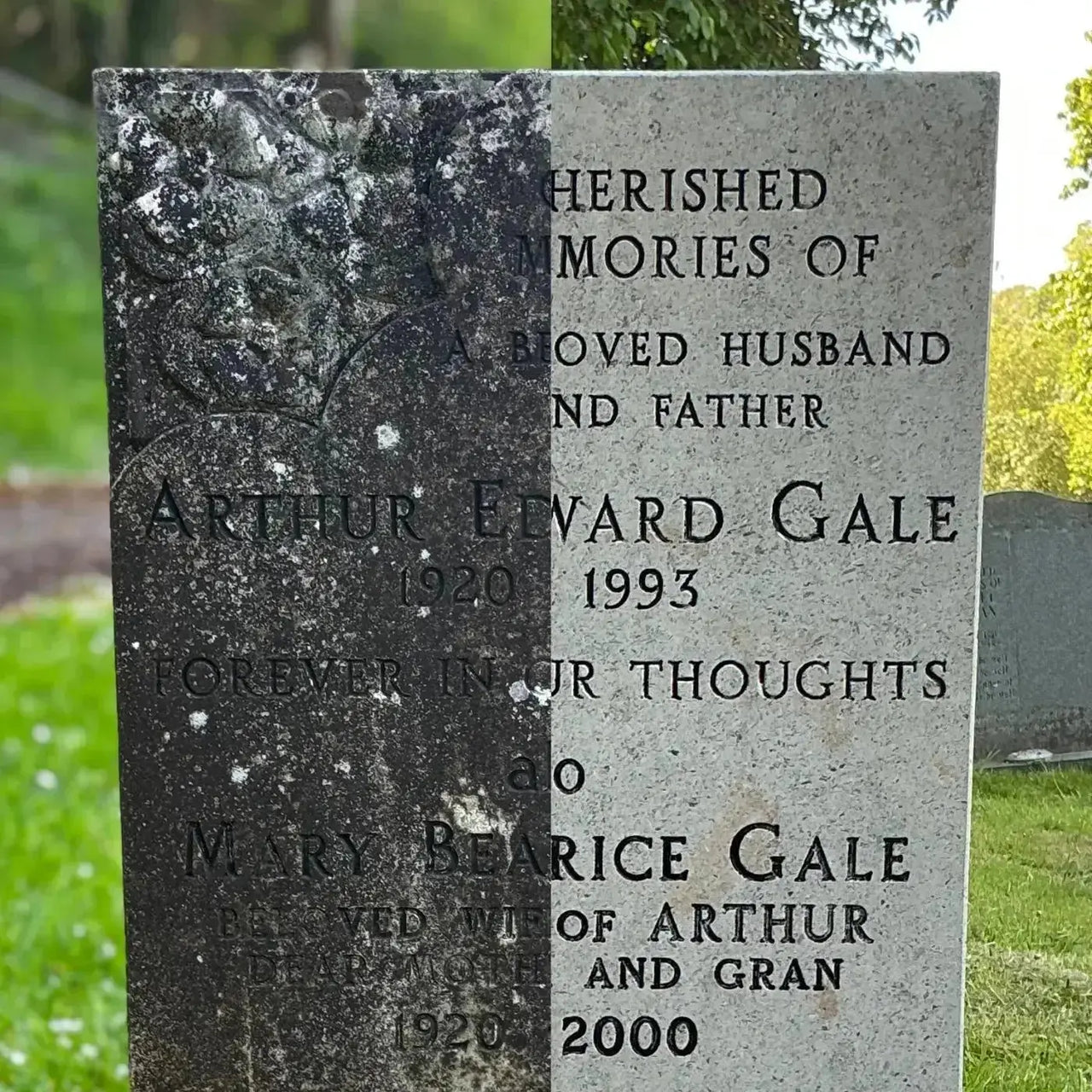 Full Headstone Restoration & Service - GraveClean | Headstone ...